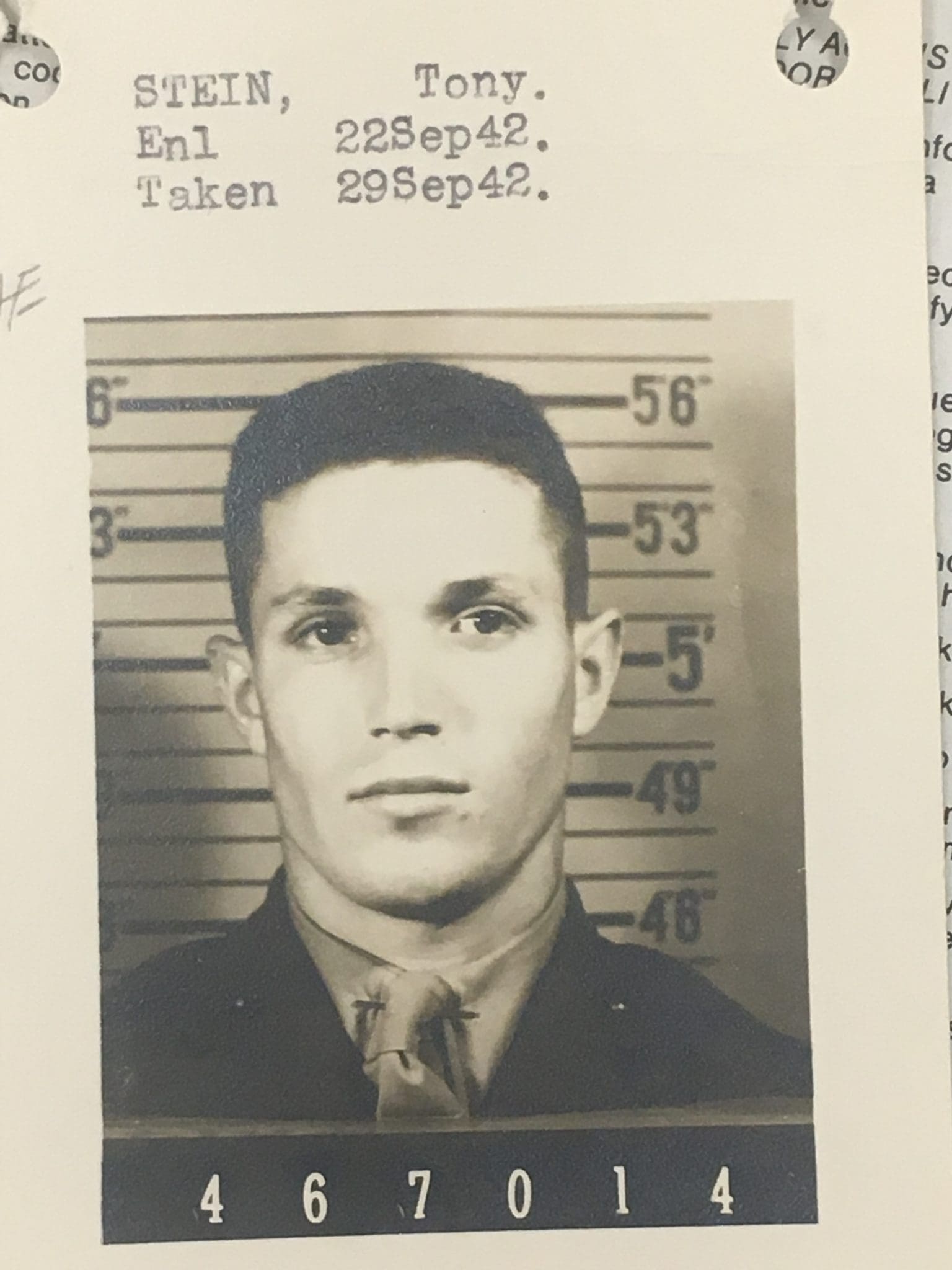 Biography of Anthony Michael “Tony” Stein, Marine Corps Medal of Honor ...